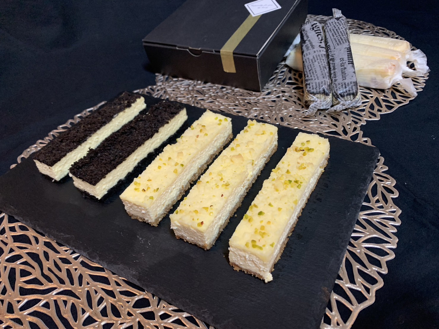 スティックチーズケーMIXギフトBOX【レモンスティック＆クッキークリーム】（5本入）☆誕生日プレゼントにも♪（tassy） | Cake.jp