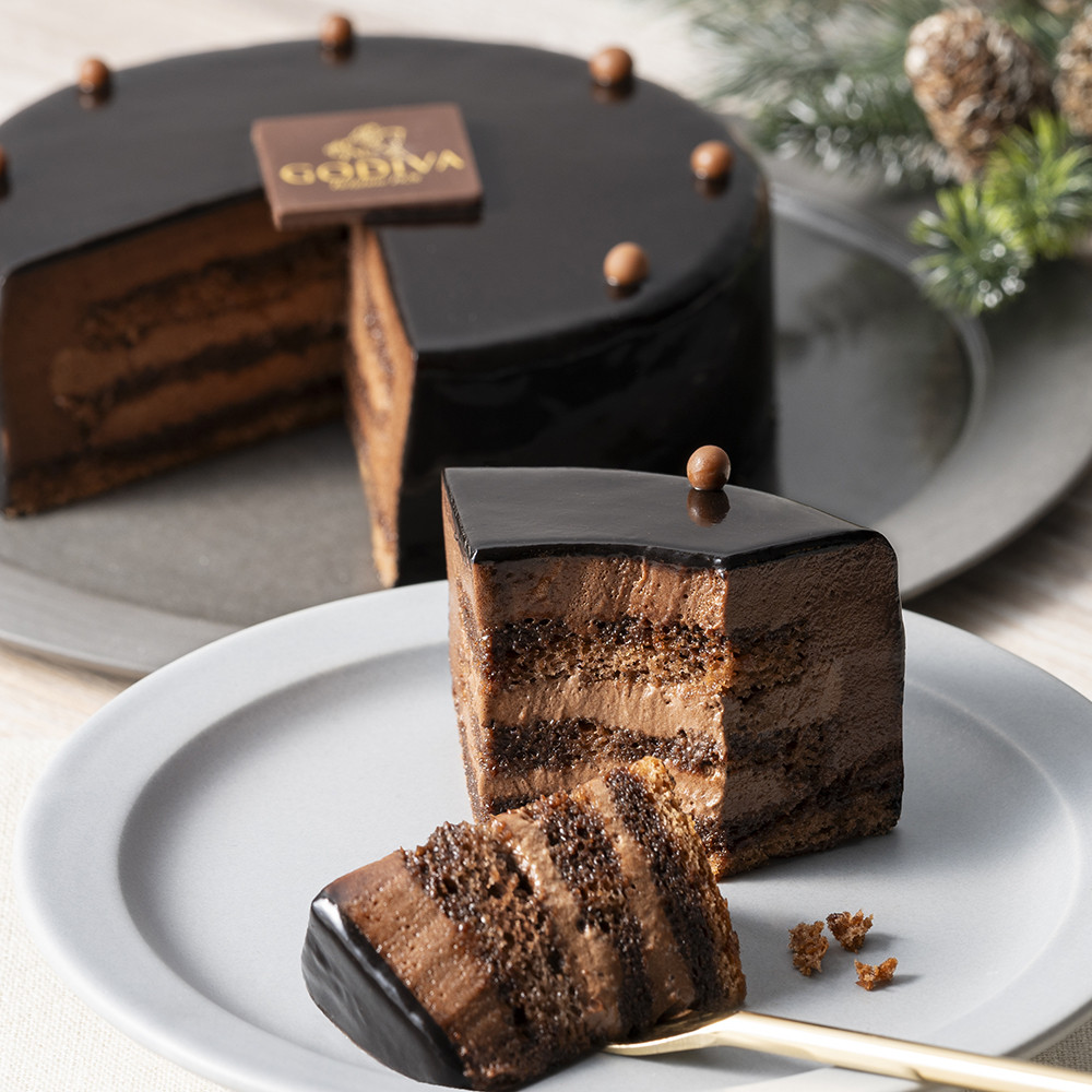 【GODIVA】【送料込】ゴディバ チョコレートホールケーキバレンタイン2025（GODIVA） | Cake.jp