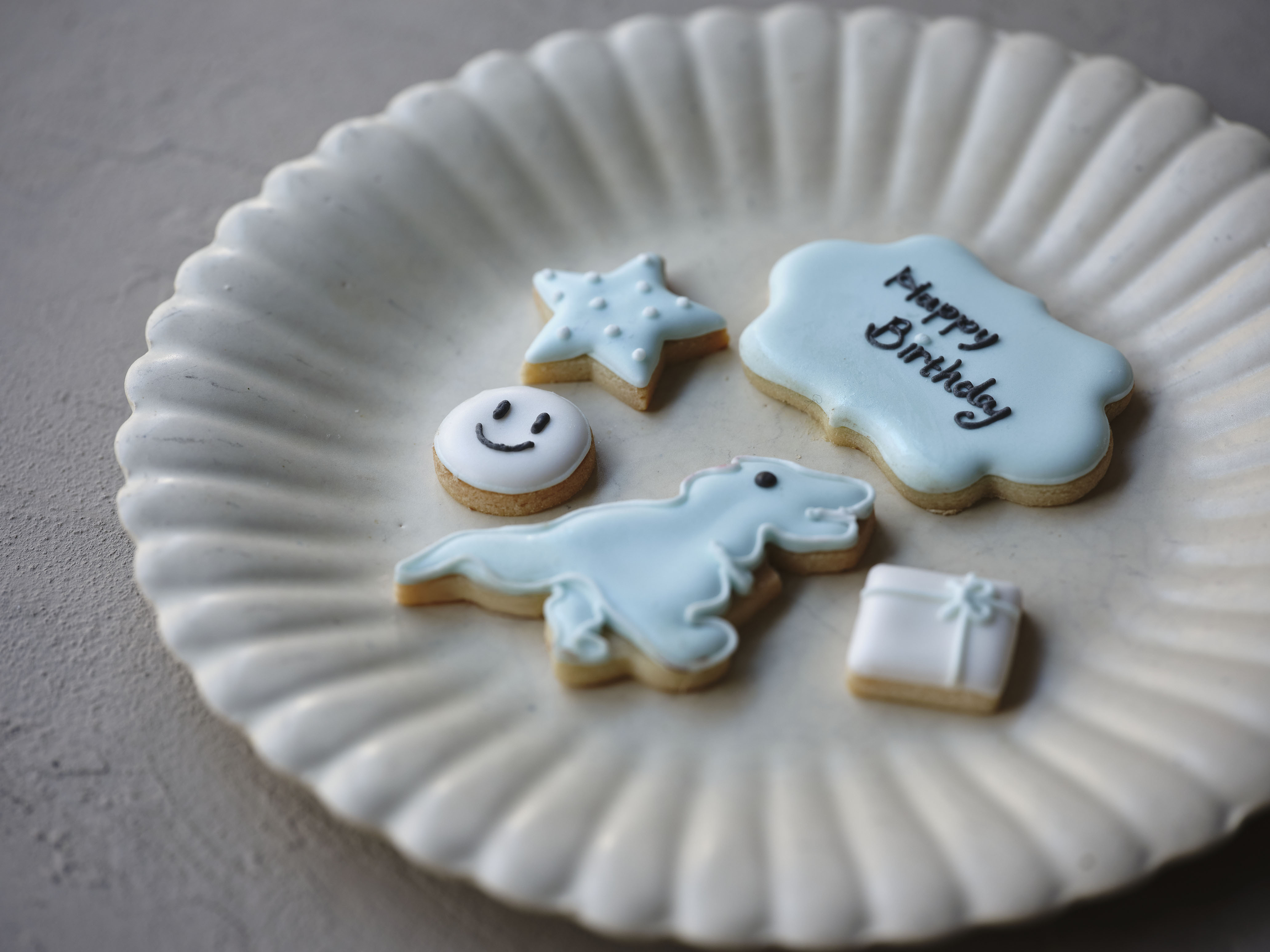 こめーぷるアイシングクッキー・ブルー《ヴィーガン》hal okadaxさやコラボ（hal okada vegan patisserie ...