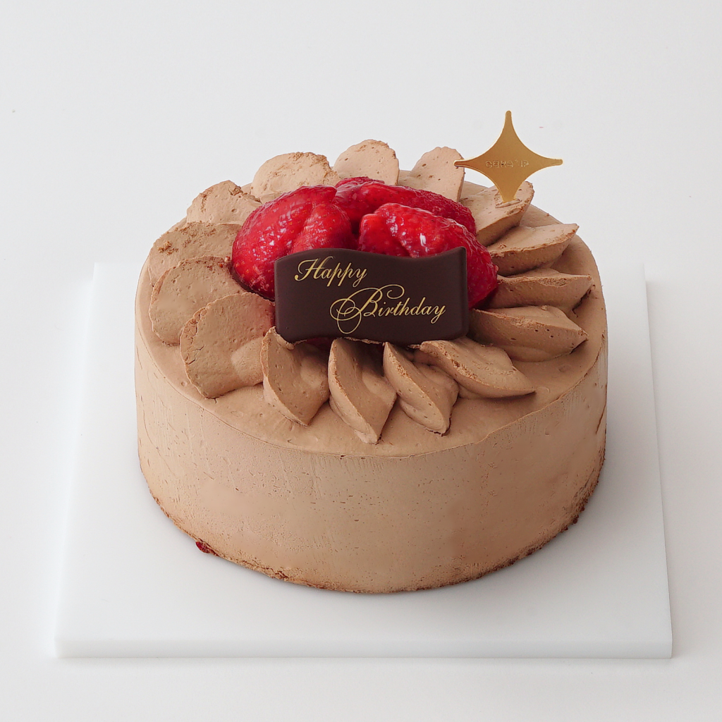 イチゴ生チョコデコレーションケーキ 5号（Cake.jp） | Cake.jp